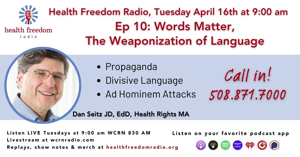 Episode 10: Words Matter, The Weaponization of Language – Health ...
